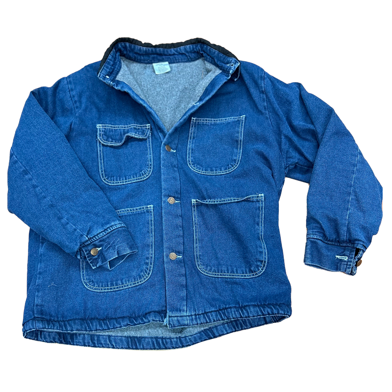 Vintage Denim Chore Jacket (Prison Coat)