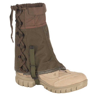 ITALIAN MILITARY HEAVY-DUTY BOOT GAITERS LIKE NEW 2PAIRS