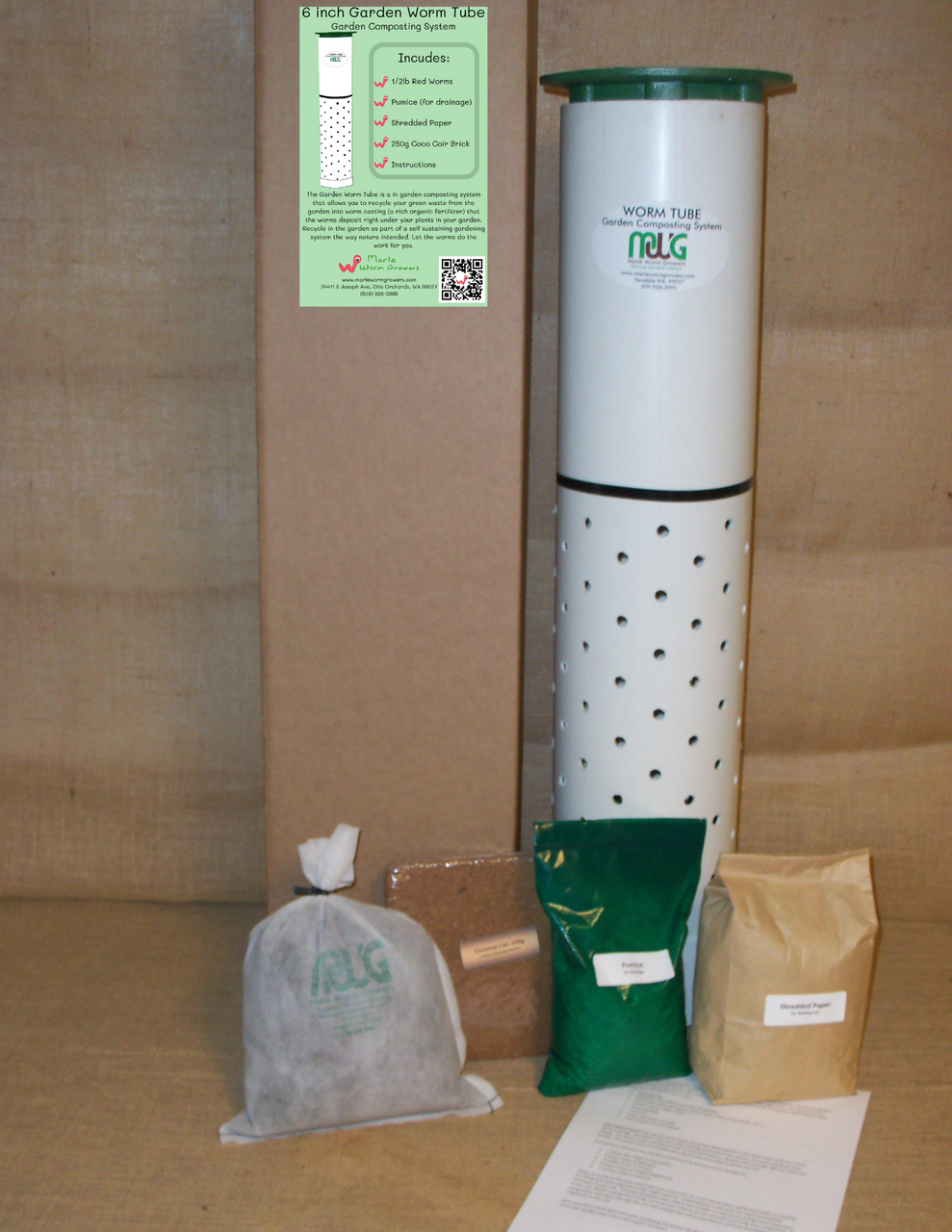 Garden Worm Composting Tube | Marlé Worm Growers