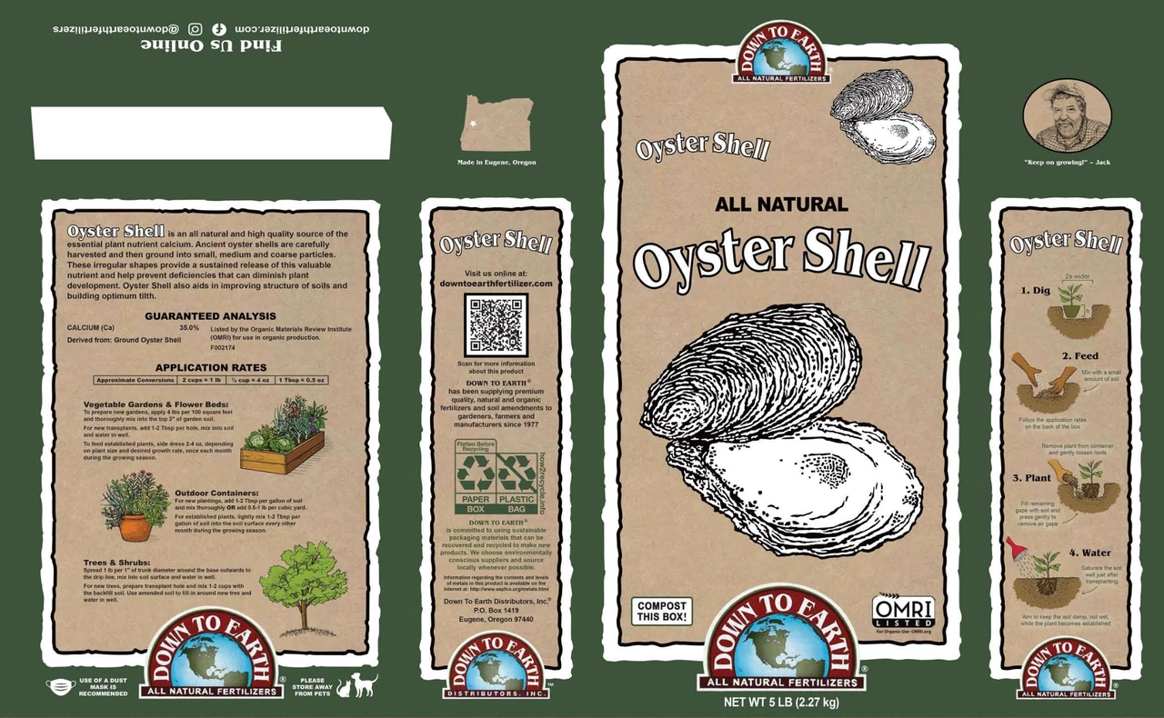 Oyster Shell, Organic | Marlé Worm Growers
