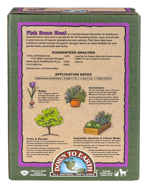 Fish Bone Meal 4-12-0 - Marlé Worm Growers