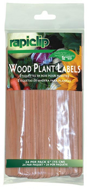 Wood Plant Labels - Marlé Worm Growers