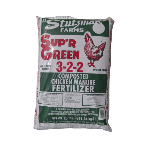 Stutzman Composted Chicken Manure 1CF Bag - Marlé Worm Growers