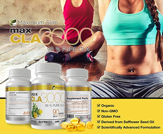 Max CLA 3000 - Maximum Slim | Supports Fat Metabolism & Lean Muscle ...