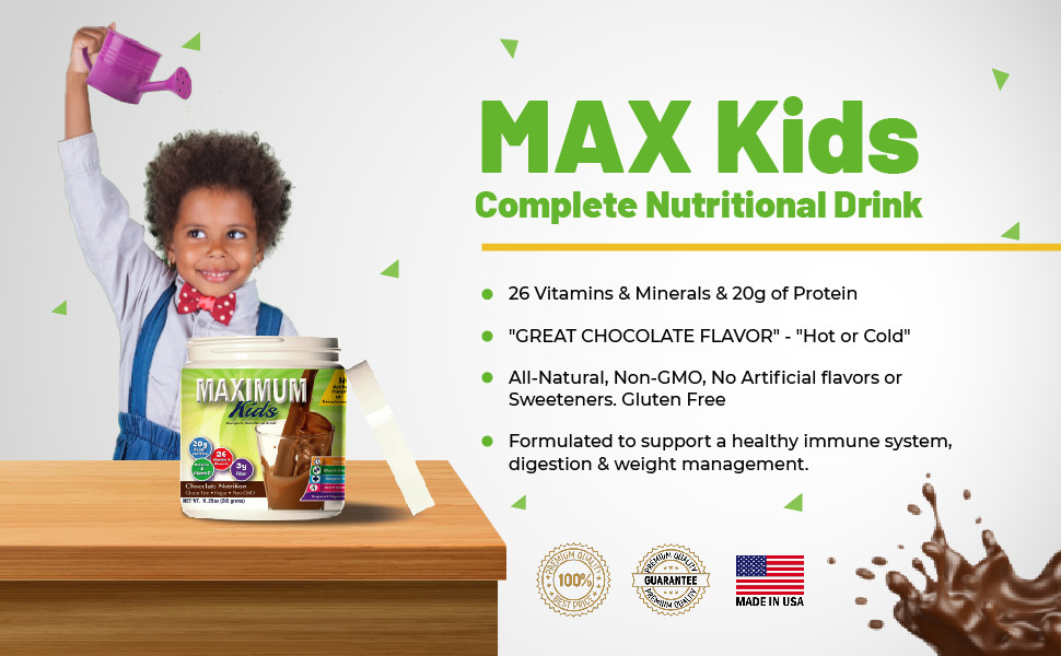 Kids Complete ORGANIC Powder Mix - Maximum Slim