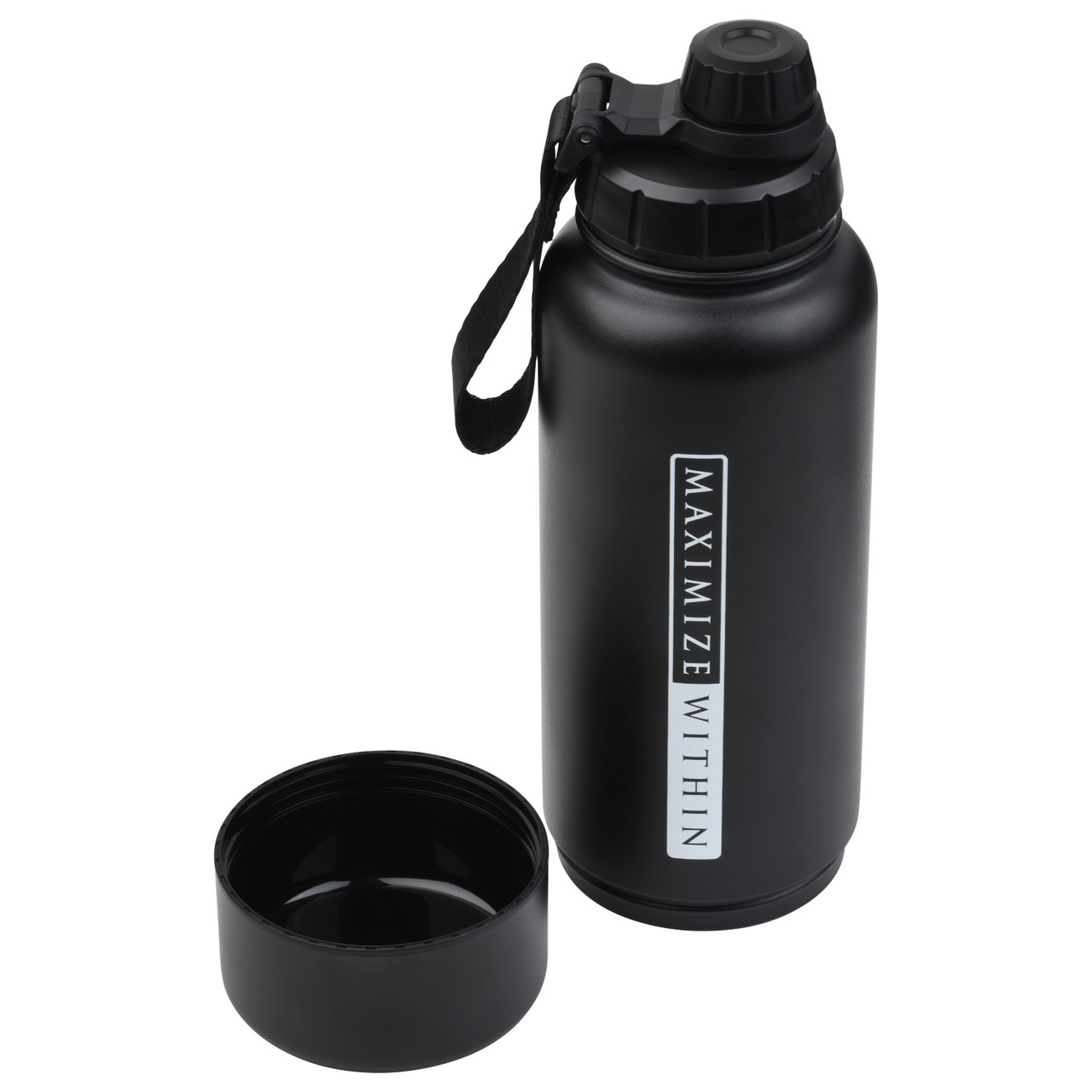 Stainless Steel Water Bottle with Hidden Compartment - Maximum Slim ...