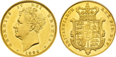 1826 Great Britain: George IV gold Sovereign