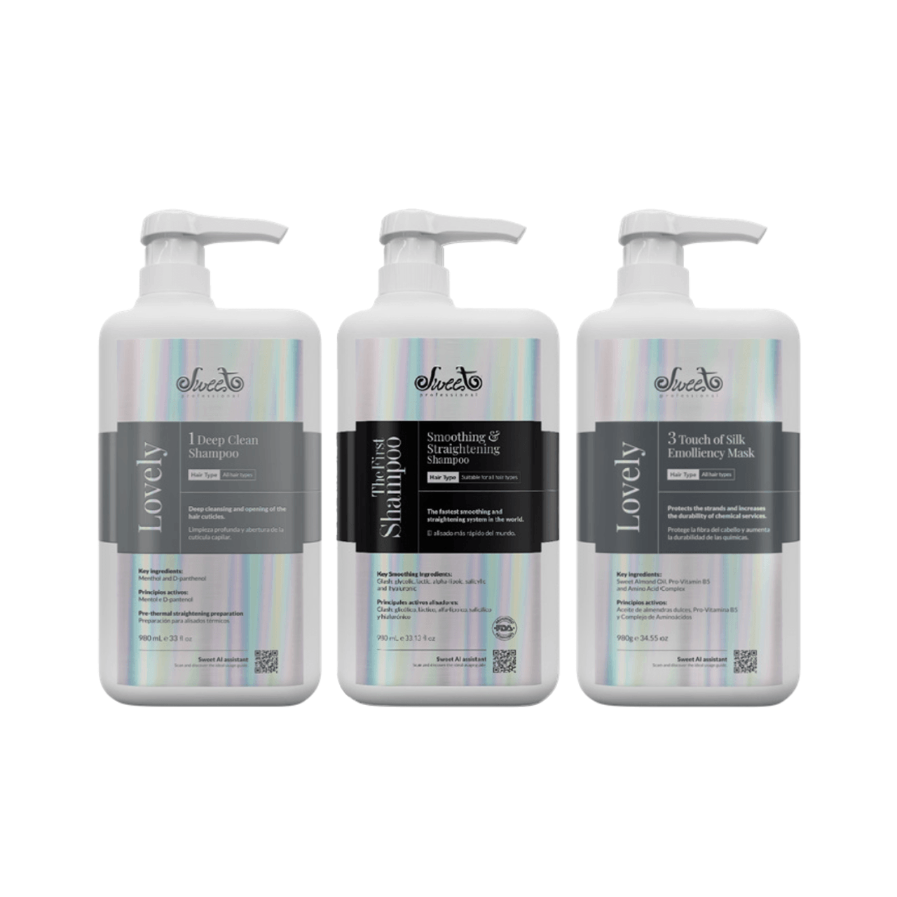 Sweet The First Shampoo Smoothing Liter Kit