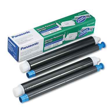 Panasonic KX-FA92 Film Roll Refill, 220 Page-Yield, Black, 2/Box ...