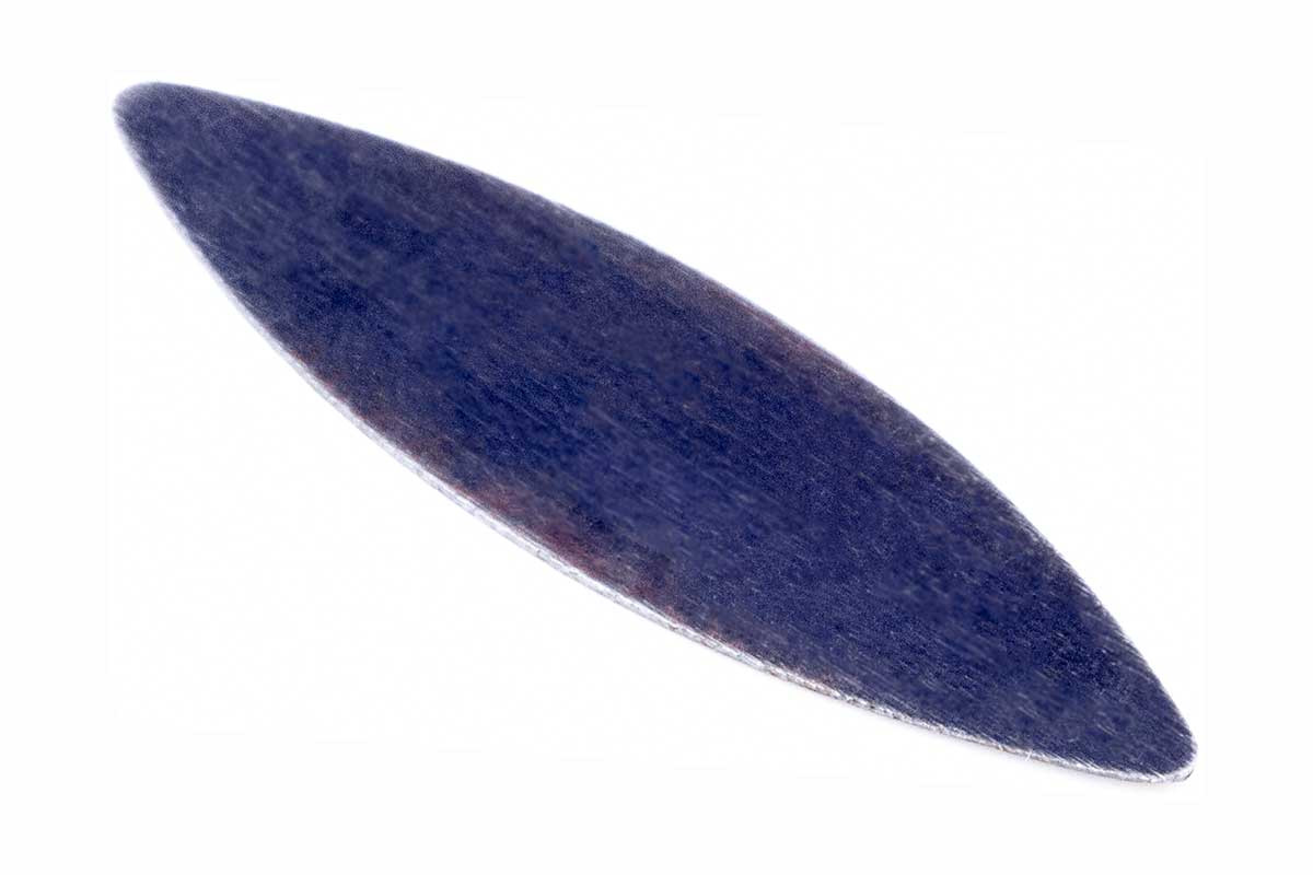 Rigotti Blued Flat Oboe Plaque - pointed ends