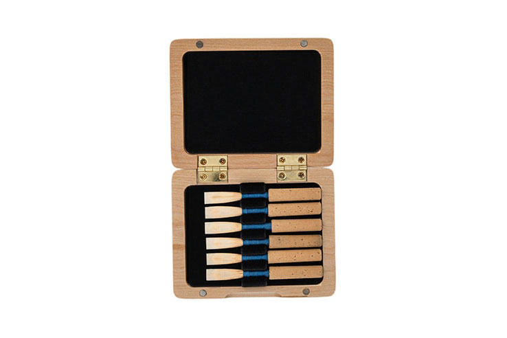 6-Reed Slimline Wood Oboe Reed Cases by Oboes.ch