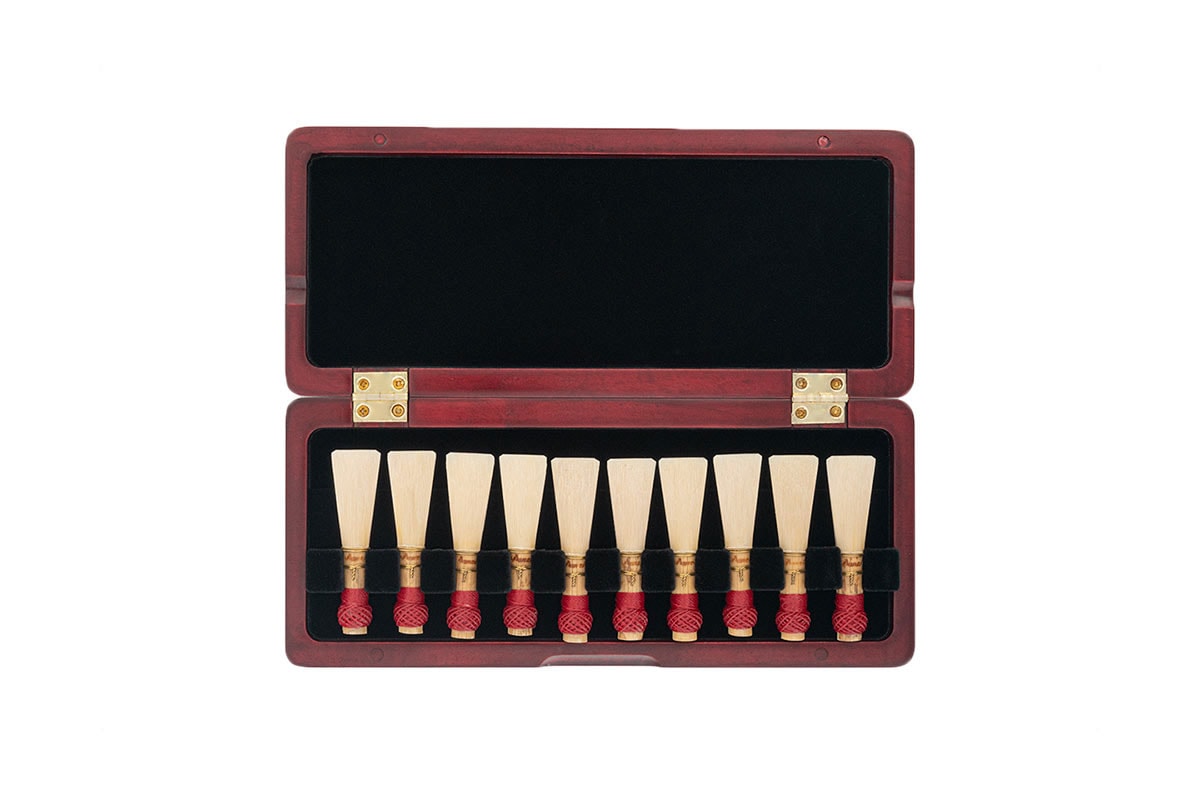 10-Reed Slimline Wood Bassoon Reed Cases by Oboes.ch