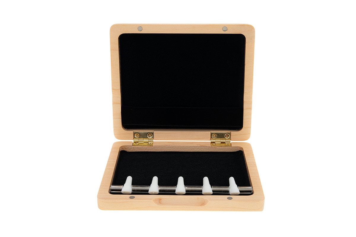5-Reed Wood Bassoon Reed Cases by Oboes.ch