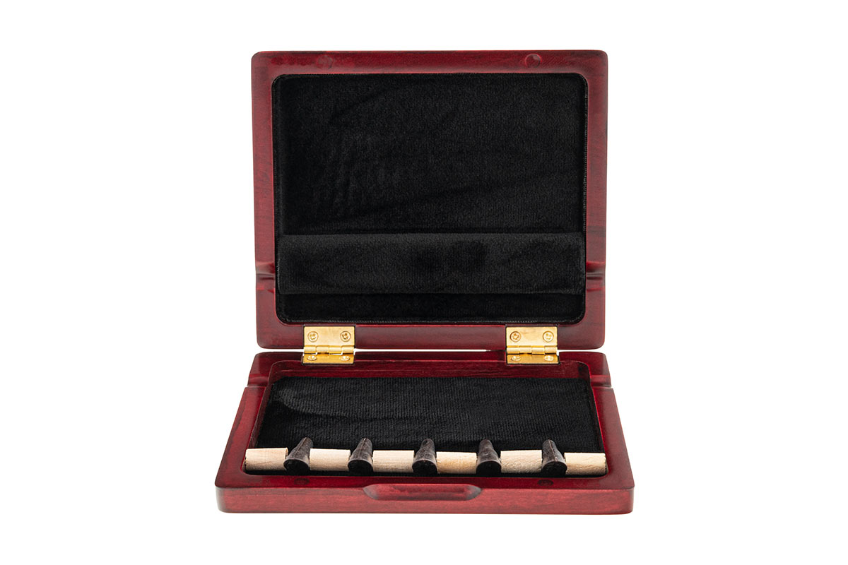 5-Reed Wood Bassoon Reed Cases by Oboes.ch