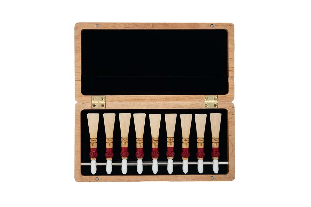 9-Reed Wood Bassoon Reed Case by Oboes.ch