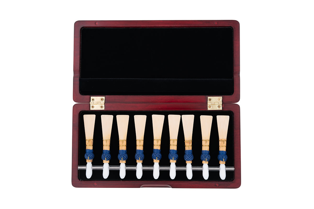 9-Reed Wood Bassoon Reed Case by Oboes.ch