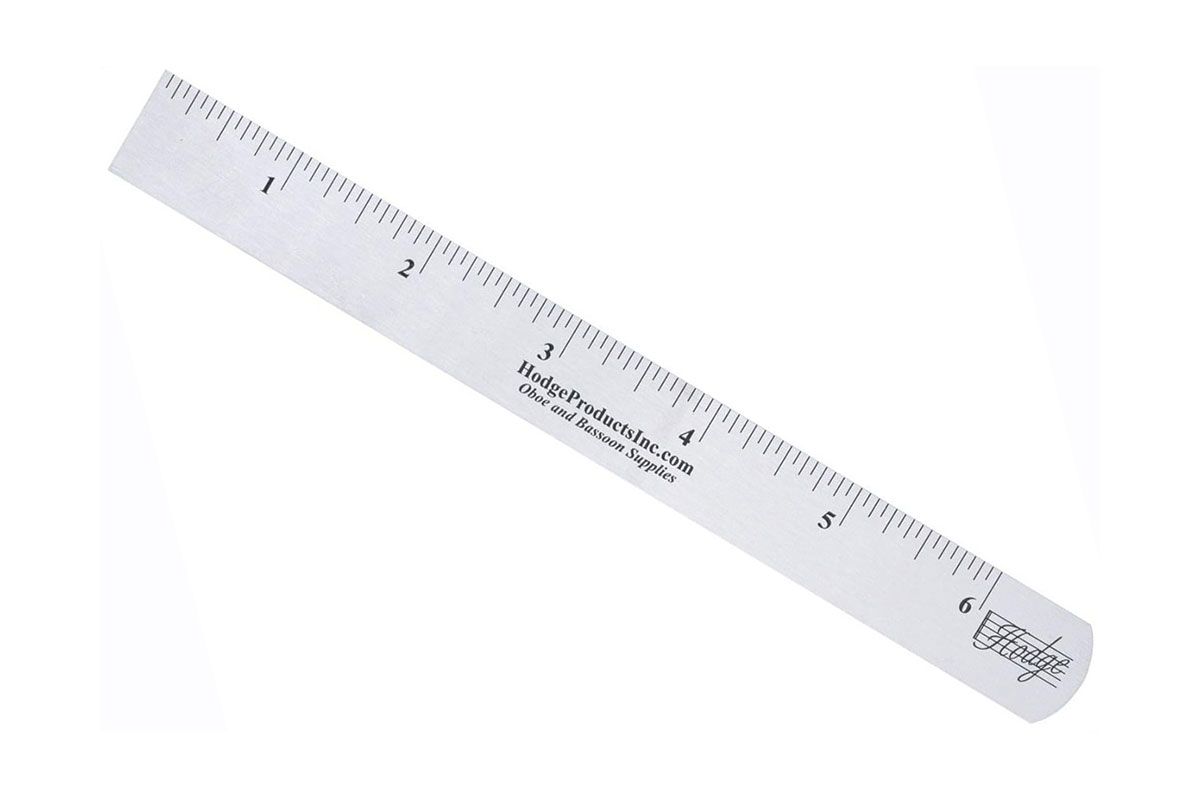 Hodge Steel Ruler - Metric/Imperial