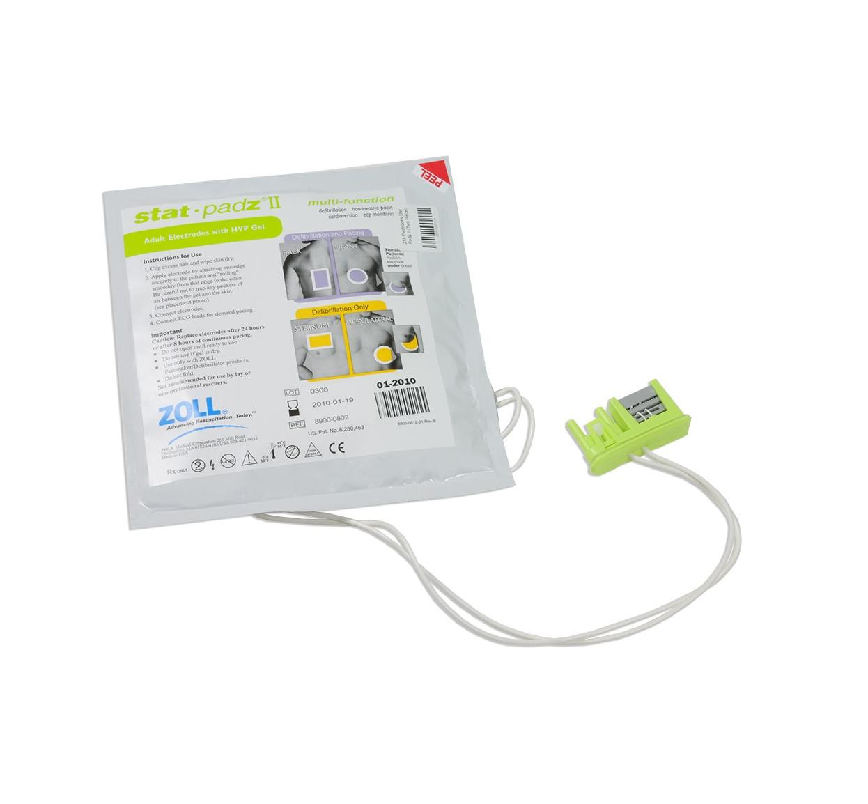Zoll AED stat padz II HVP Multi-Function Electrodes (12) - Enerspect ...