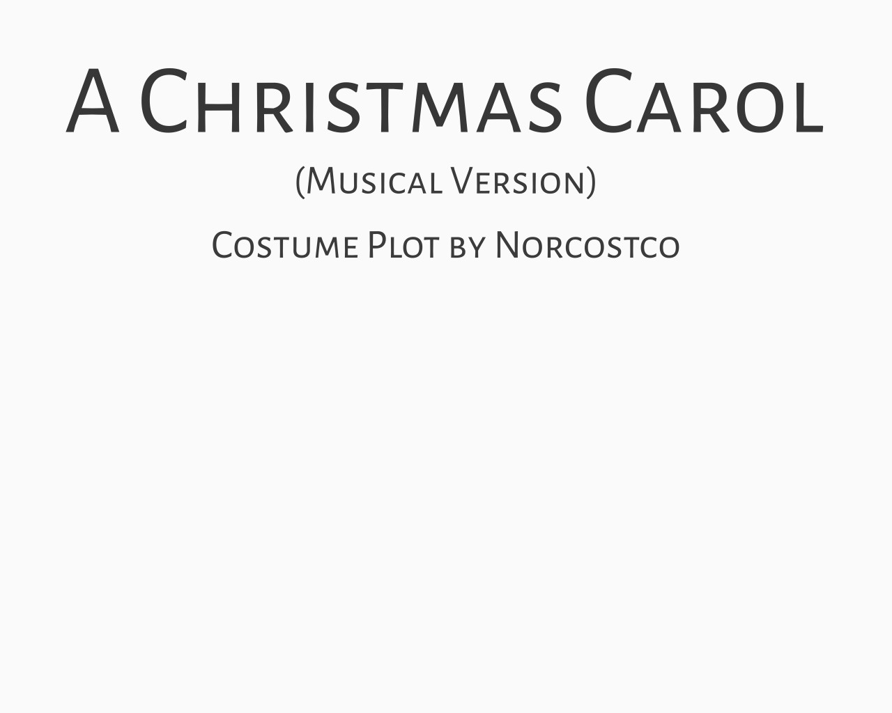 Products - Costume Plots - C Plots - Page 1 - Norcostco