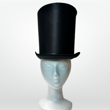 Satin Victorian Coachman Hat - 9" High - Norcostco