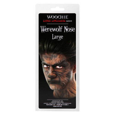 Woochie Werewolf Nose Latex Appliance, Large - Norcostco, Inc.