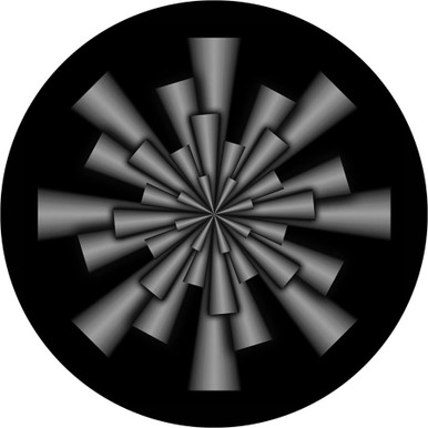 Cone Wreath - Apollo Glass Gobo #SR-0185 - Norcostco
