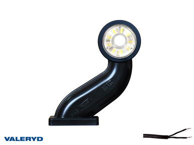 LED End outline marker WAŚ R 150x96,5x39,5 red/white 250mm Cable ...