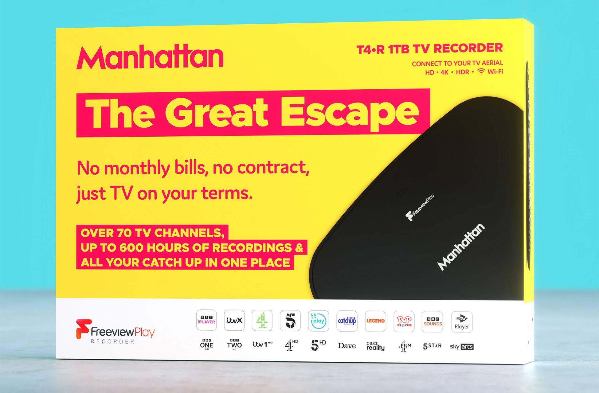 Manhattan T4-R 4K Freeview Play Recorders Now In Stock! - Viewtech Digital
