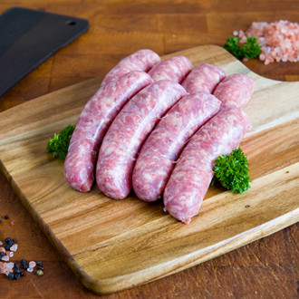 Plain Pork Sausages | Buy Online | The Free Range Butcher