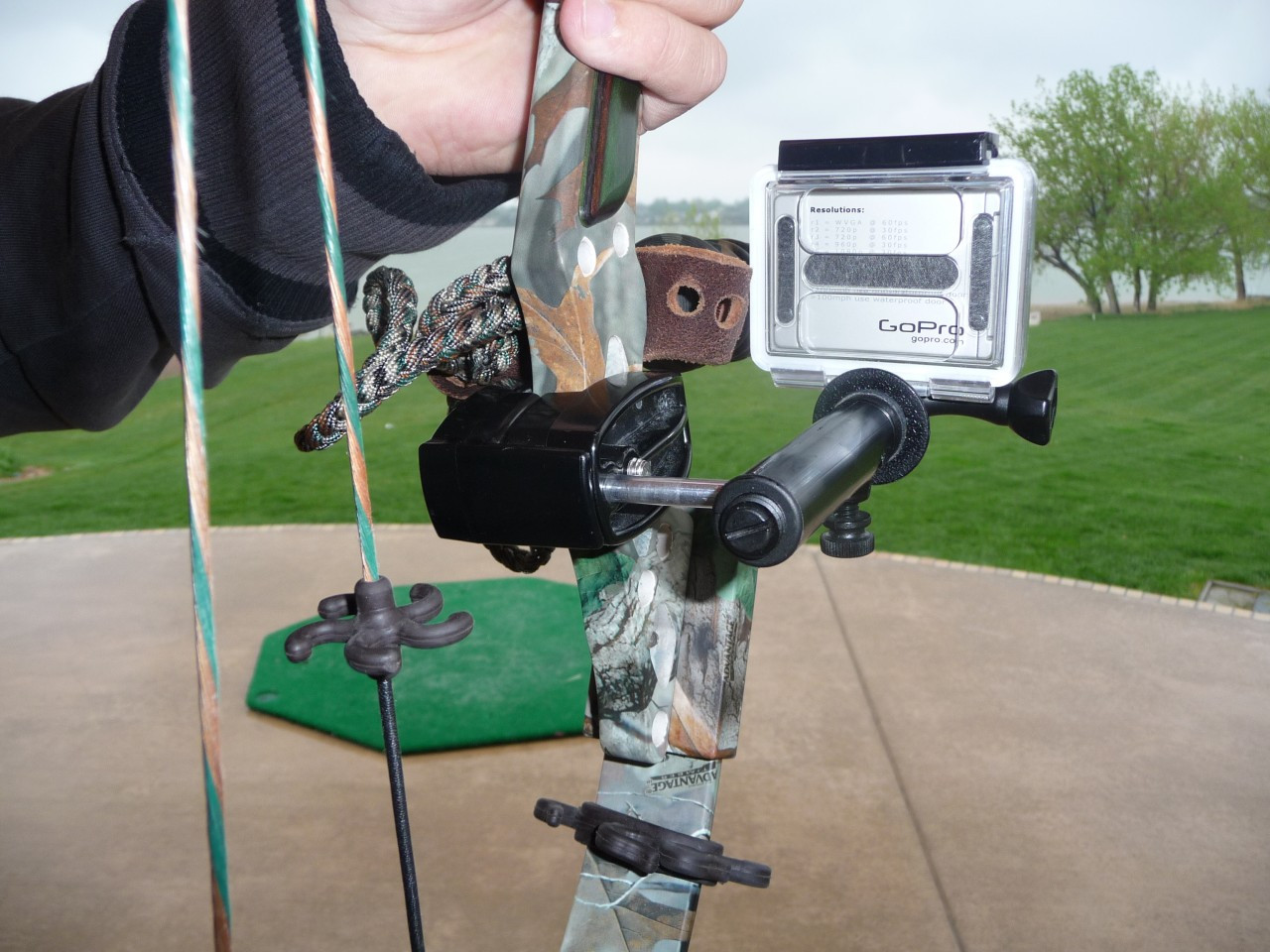 Bow Hunting Camera mount works for GoPro Mathews Canon - Caddie Buddy