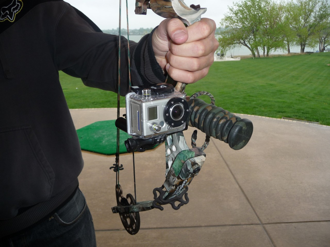 Bow Hunting Camera mount works for GoPro Mathews Canon - Caddie Buddy
