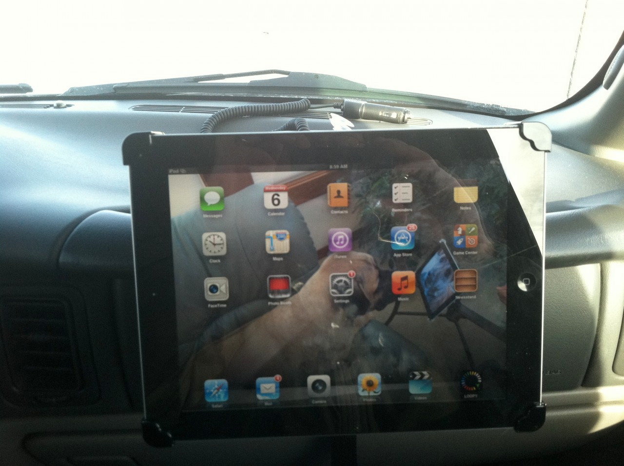 ipad dashboard holder