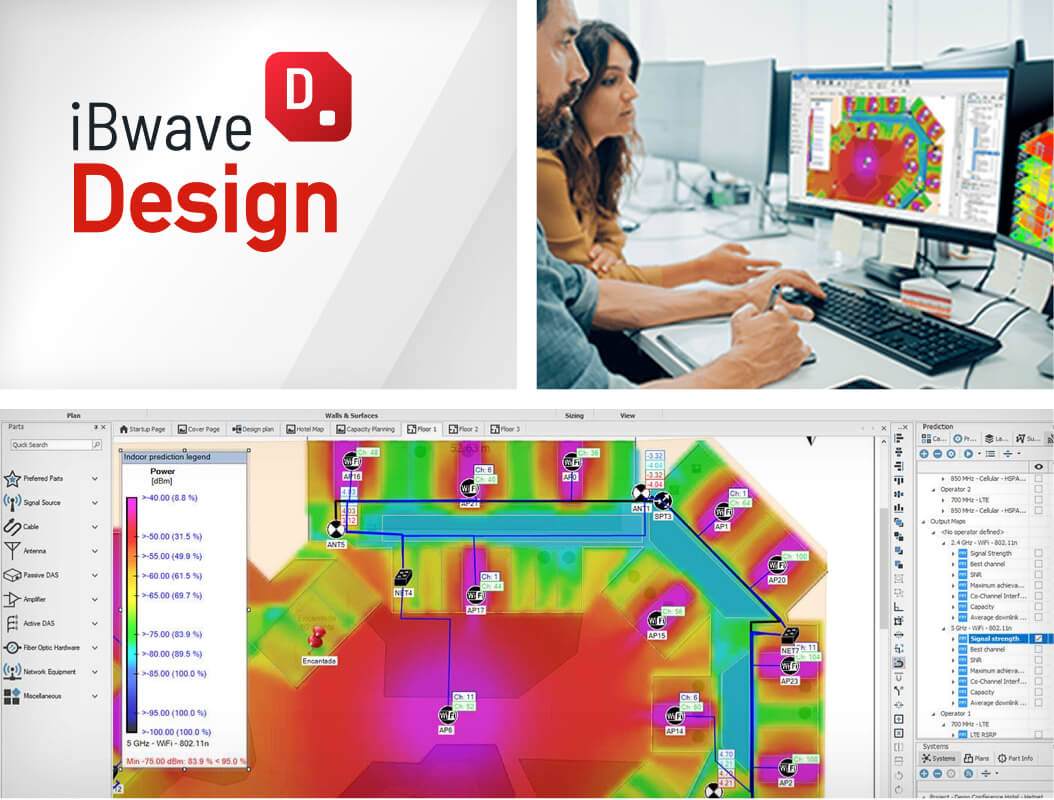 iBwave Cellular System Designs and Certified Engineers