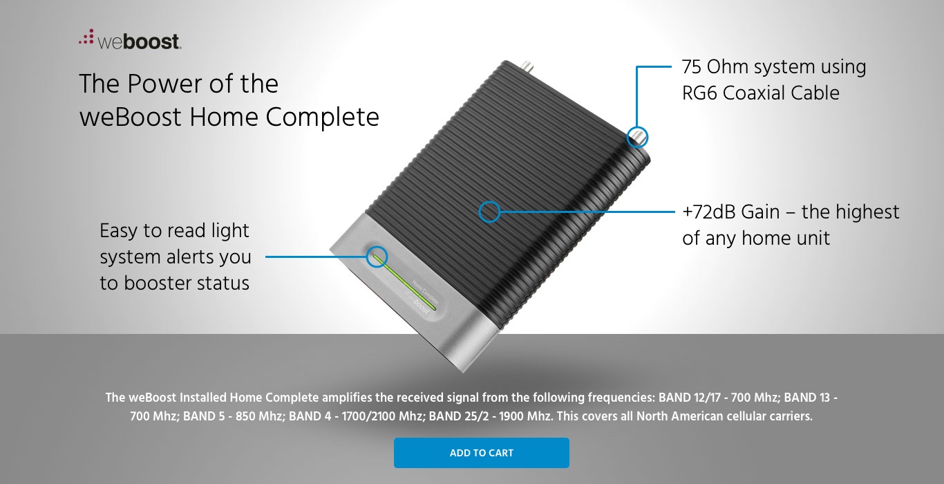 weBoost Home Complete Signal Booster | Wilson Amplifiers Canada