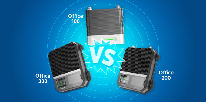 weBoost Office 100 vs Office 200 vs Office 300 Installed: What’s the ...