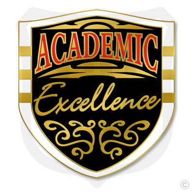 Academic Excellence (Shield) - C. Sanders Emblems