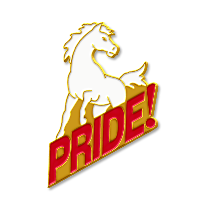 Colt / Mustang Pride! (Red) - C. Sanders Emblems