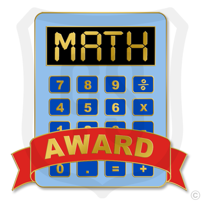 Math Award - C. Sanders Emblems