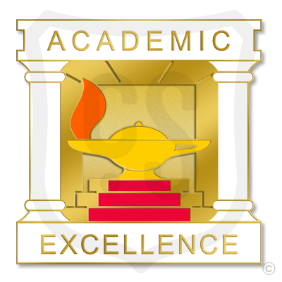 Academic Excellence w/ Pillars - C. Sanders Emblems