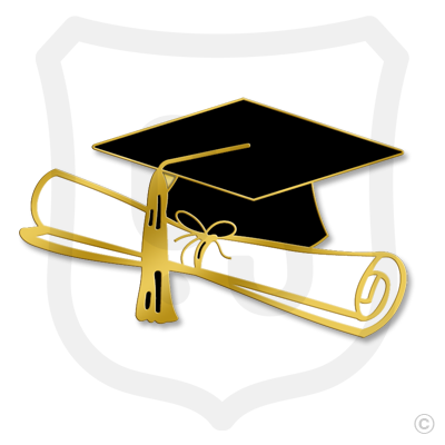 Graduation Scroll - C. Sanders Emblems