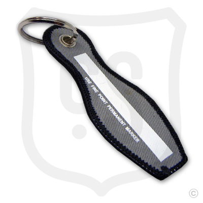 Classic Bowling Pin w/ Grommet & Key Ring - C. Sanders Emblems