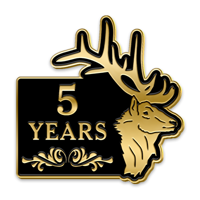 Elks New Year Lapel Pins - Stock Pins | C. Sanders Emblems