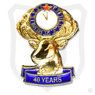Elks Year Pins - C. Sanders Emblems