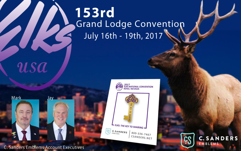 Elks Convention Reno, Nevada - C. Sanders Emblems