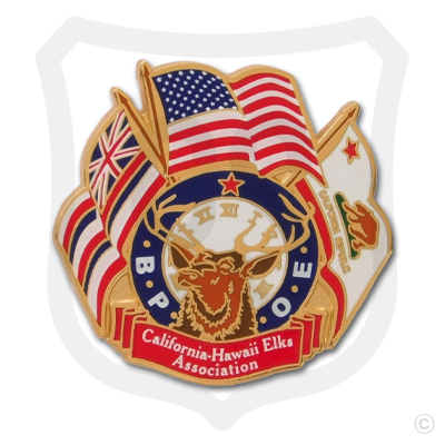 Elks CHEA Logo Pin - C. Sanders Emblems