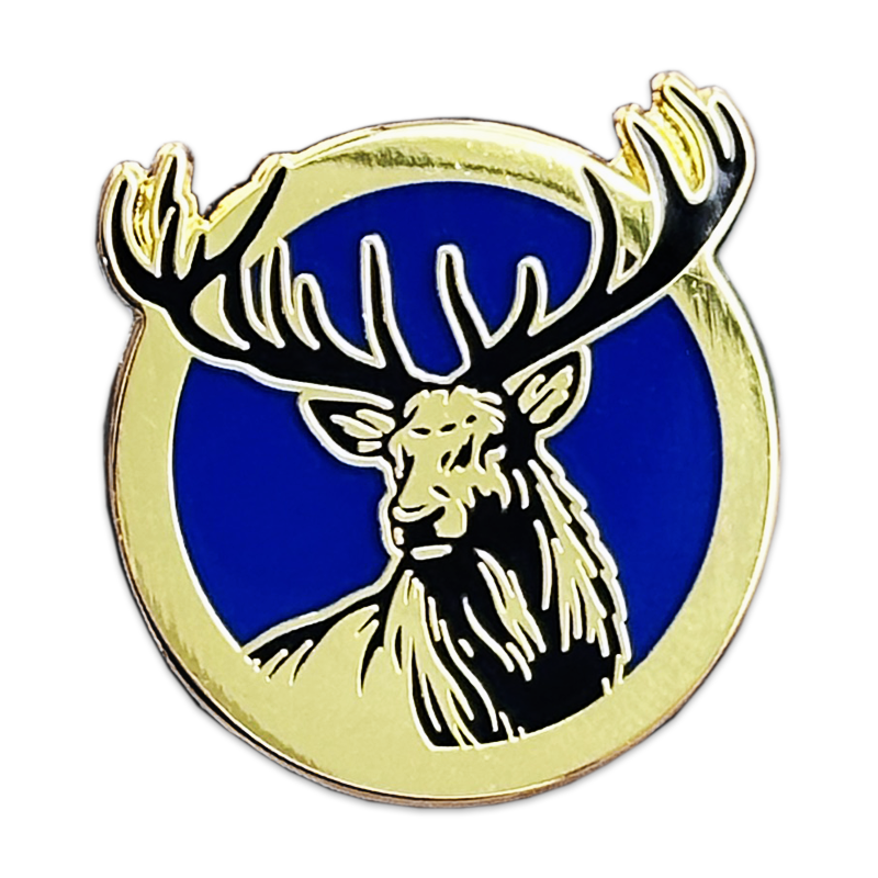 Blue Elk Bust Circle