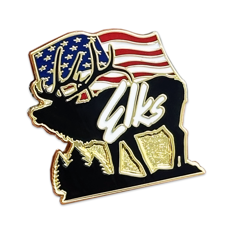 Elks Patriotic Flag Background