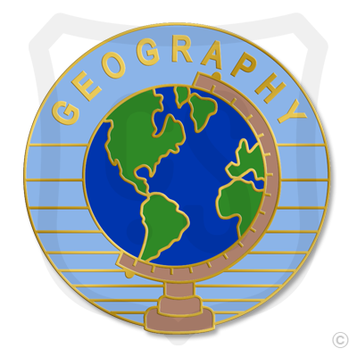 Geography (Globe) - C. Sanders Emblems