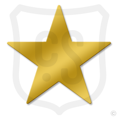 Gold Star - C. Sanders Emblems