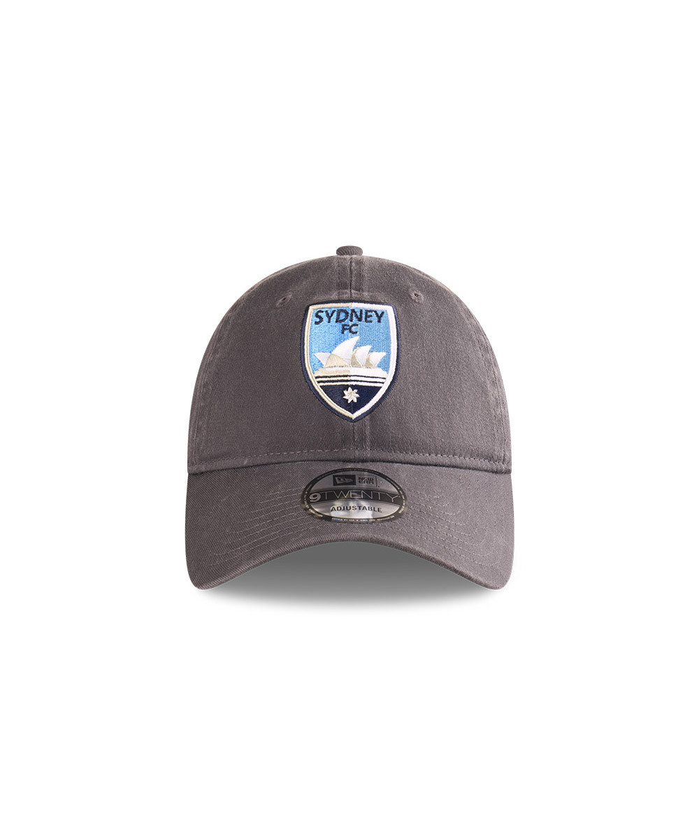 Sydney FC New Era Graphite 9TWENTY Cloth Strap Cap
